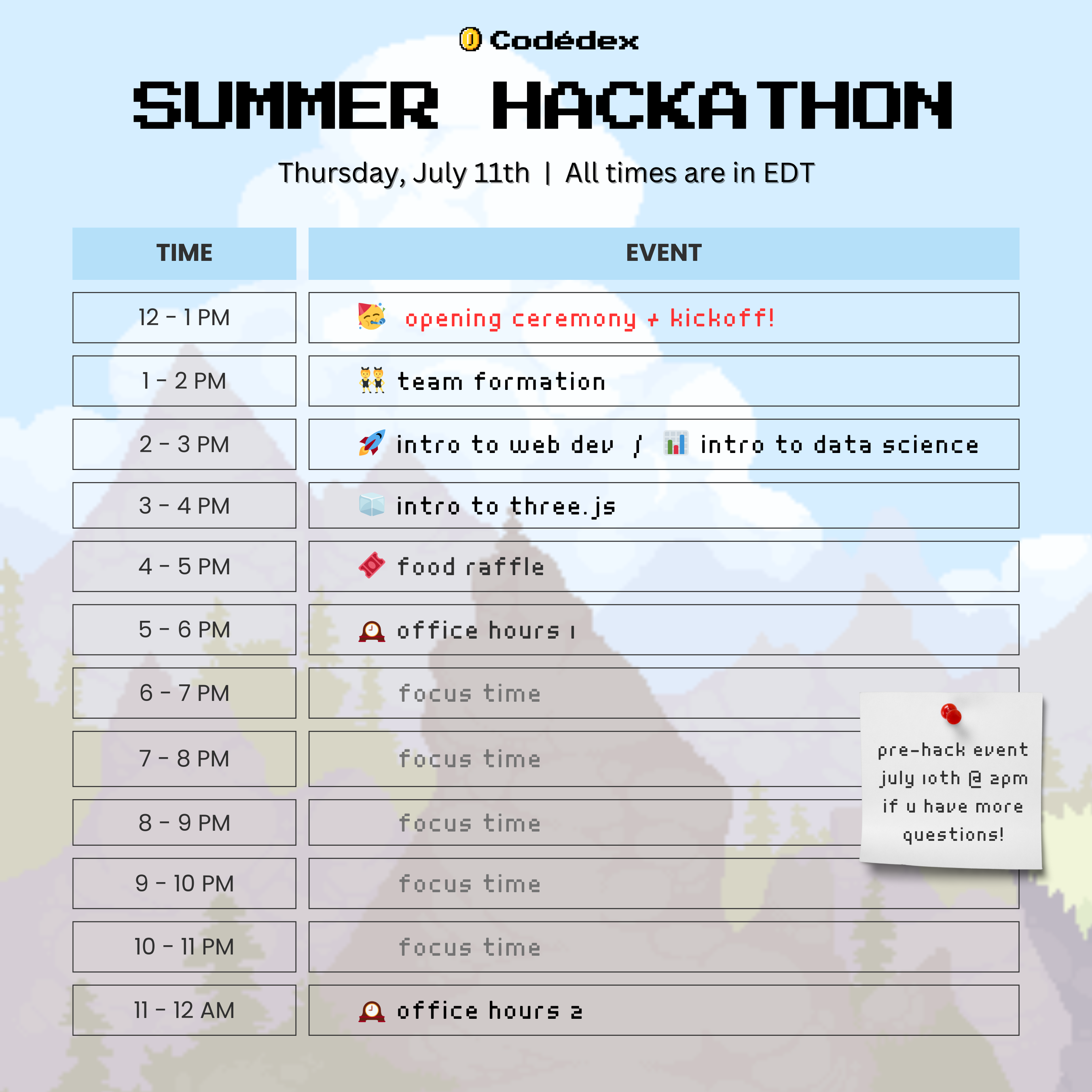 Codédex | Summer Hackathon